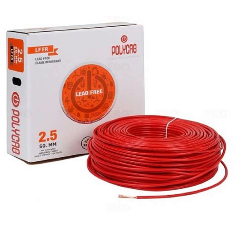 2 5SQ MM HOUSE WIRE 90M OPTIMA FRLF POLYCAB At Rs 26 42 Meter Polycab