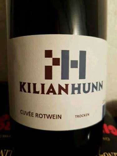 Weingut Kilian Hunn Cuvée Rotwein Trocken Vivino US