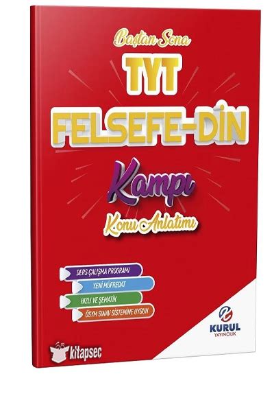 TYT Felsefe Din Kampı Baştan Sona Konu Anlatımlı Kurul Yayıncılık