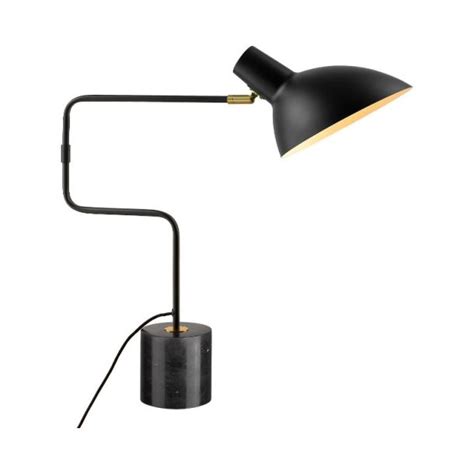 Metropole Deluxe Bordlampe Sort Marmor Halo Design Halo Design
