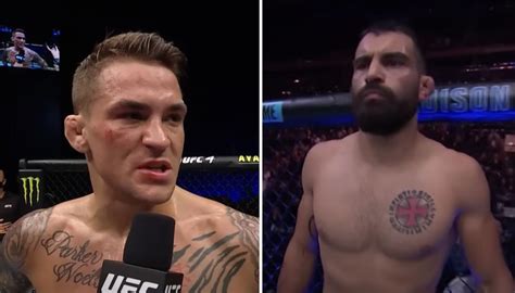 UFC Avant daffronter Dustin Poirier lénorme honneur réservé à