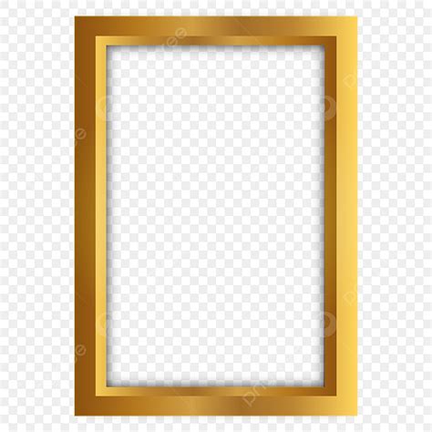 Gold Border Clipart Transparent Background Gold Frame Border Golden