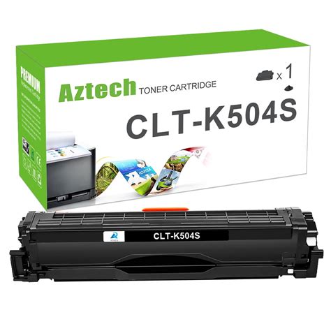 AAZTECH 1 Pack Compatible Toner Cartridge For Samsung CLT K504S K504