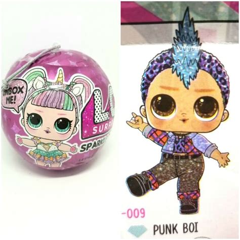 Lol Sparkle Punk Boi Boy Surprise Doll Sealed Resealed Ball Ebay