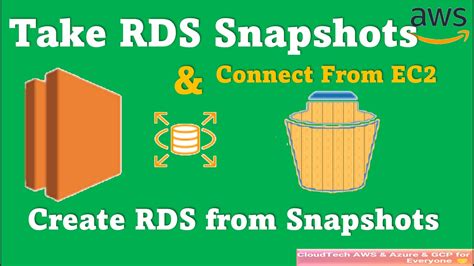 Restore An Aws Rds Instance From Snapshot Backup Restore Aws Rds
