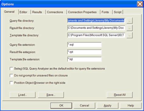 SQL Server 2000 Query Analyzer 10 Tricks For Simple Querying