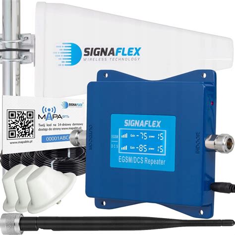 WZMACNIACZ ZASIĘGU SYGNAŁU GSM DCS 4G LTE ANTENY 10228964484