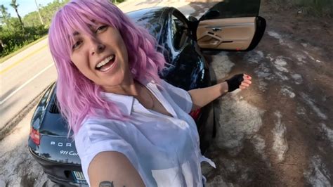 LEVEI MINHA AMIGA PARA ANDAR DE PORSCHE PELA PRIMEIRA VEZ E DEU RUIM