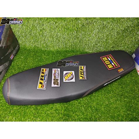 Jrp Flat Seat Yamaha Sniper Dry Carbon New Rubberize Logo