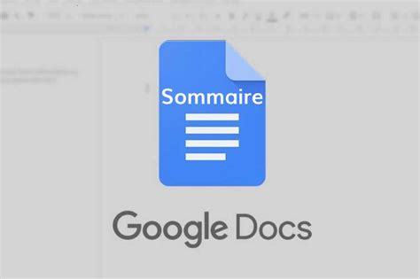 Comment Faire Un Sommaire Sur Google Docs WinAppsList