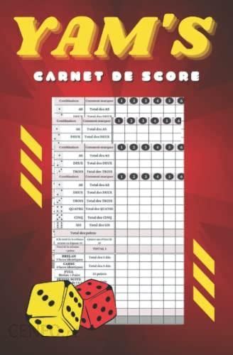 Yam S Carnet De Score Carnet De Poche132 Feuilles De Scores Du Jeu De