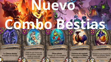 Nuevo Combo Bestias Hearthstone Campos De Batalla Battlegrounds En