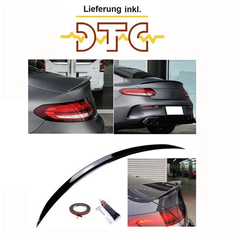 MS Style Tuning GmbH HECKSPOILER FÜR MERCEDES BENZ C KLASSE Coupé