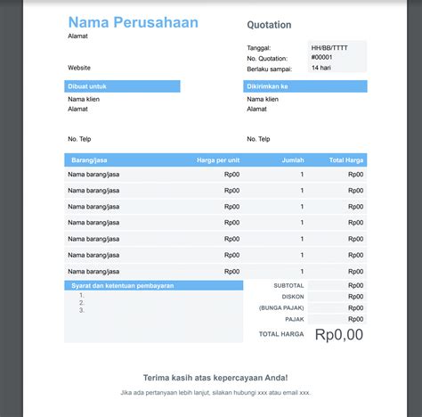 Invoice Contoh Pengertian Dan Cara Membuatnya Dai Buickcafe