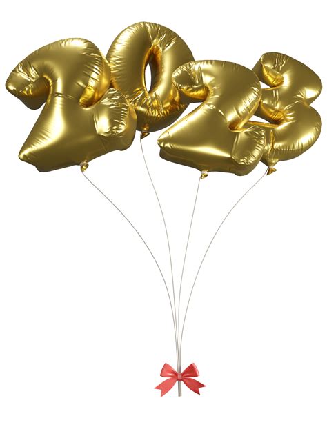 Happy New Year 2023 Gold Balloons 15215078 PNG