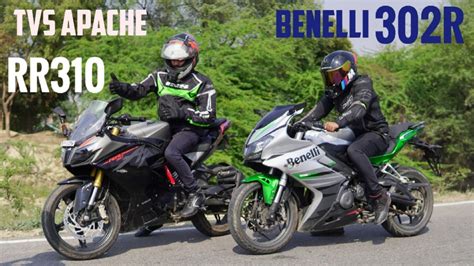 Benelli R Vs Tvs Apache Rr Ab Hoga Head To Head Competition