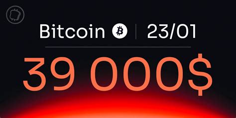 De retour sous les 40 000 jusqu où le Bitcoin peut il chuter