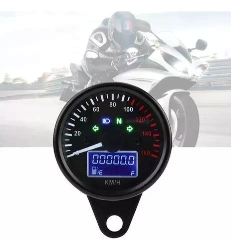 Velocímetro Universal Para Motocicleta Led Digital Lcd Meses sin