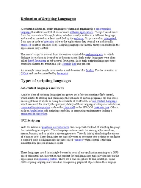 types of scripting languages pdf scripting language hypertext transfer protocol