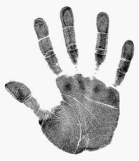 Transparent Hand Print Png Hand Fingerprints Transparent Background
