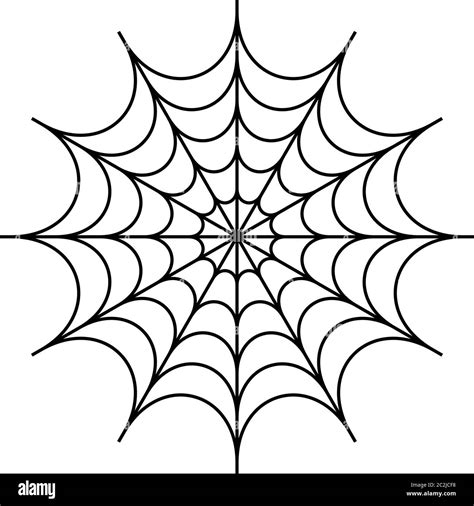 Spider Web Icon Design Vector Art Illustration Stock Vector Image Art