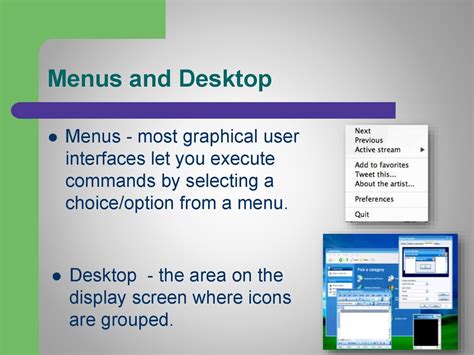 Graphical User Interface Online Presentation