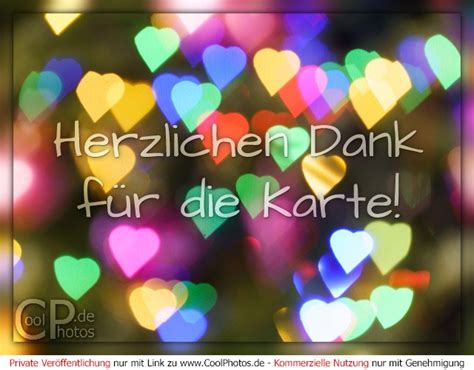 CoolPhotos de Grußkarten Danke Herzlichen Dank für Karte