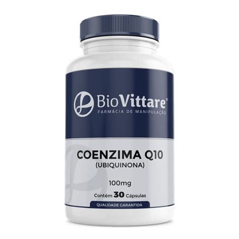 Coenzima Q10 100mg 30 Cápsulas BioVittare