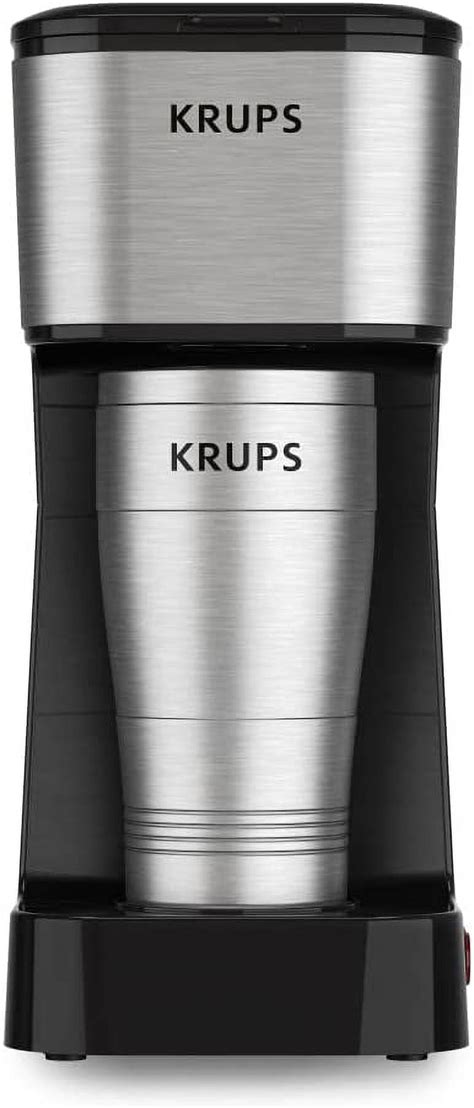 Krups Coffee Maker Simply Brew Stainless Steel Single Serve Drip
