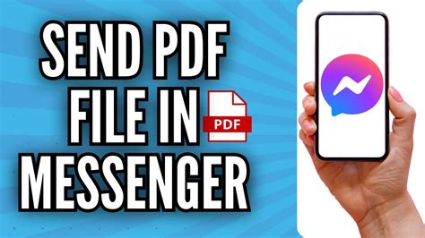 How To Send PDF File In Facebook Messenger Android IPhone Send