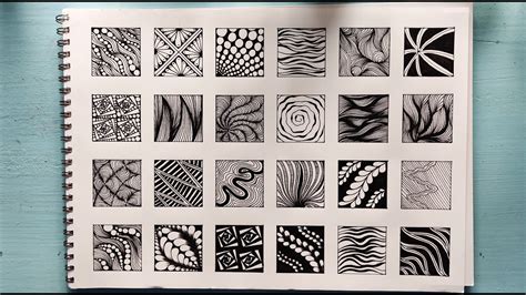 Zentangle Patterns Doodle Patterns Zentangle Patterns