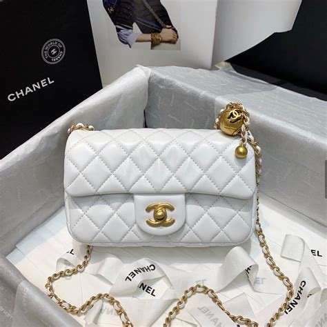 Introducir 40 Imagen Chanel White Handbag Abzlocal Mx