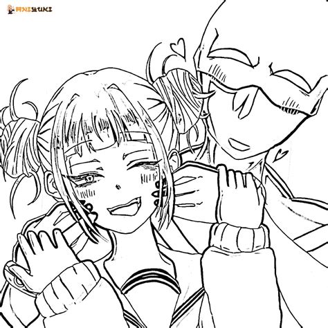 My Hero Academia Toga Himiko Coloriage Manga Fond Decran Dessin Porn