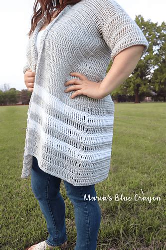 Ravelry Easy Breezy Cardigan Pattern By Maria S Blue Crayon