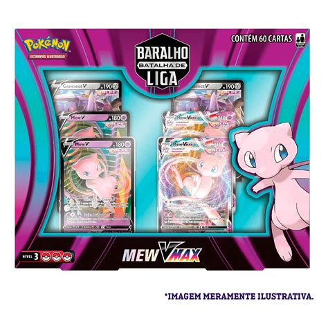 Baralho Batalha De Liga Mew Vmax Pokémon TCG