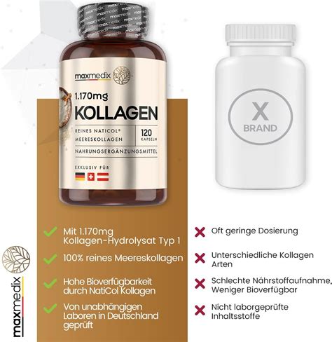 Maxmedix Marine Kollagen Kapseln 120 St Shop Apotheke