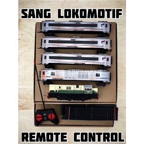 Jual Paket Rangkaian Murah Mainan Kereta Api Indonesia RC Kereta Api