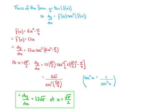Ib Dp Maths Aa Hl Differentiating Special Functions