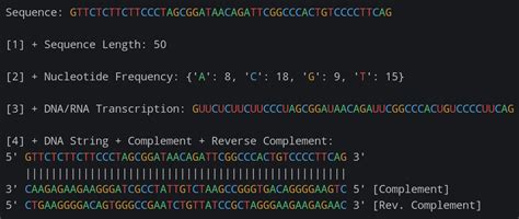 bioinformatics in python dna toolkit part 2 transcription and reverse complement by