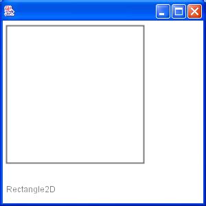 Draw Rectangle 2 Shape 2D Graphics GUI Java
