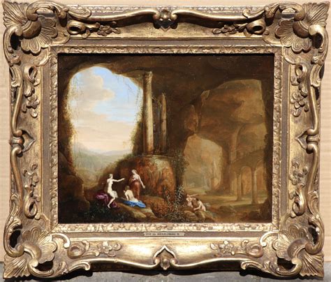 A Grotto Interior With Diana And Callisto Cuylenborch Abraham