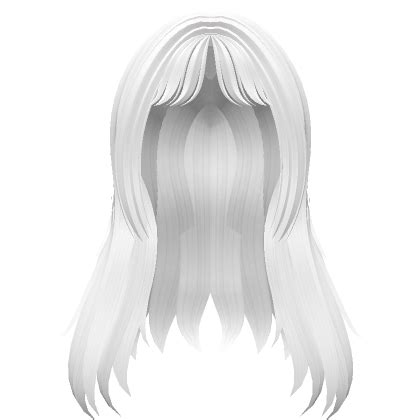White Messy Anime Hair Roblox Item Rolimon S