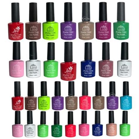 Kit 10 Esmaltes Gel 7 5ml D Z Lirio Bella Rosa Unhas Uv Led Esmalte