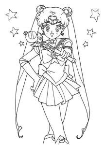 25 Desenhos Da Sailor Moon Para Imprimir E Colorir Pintar
