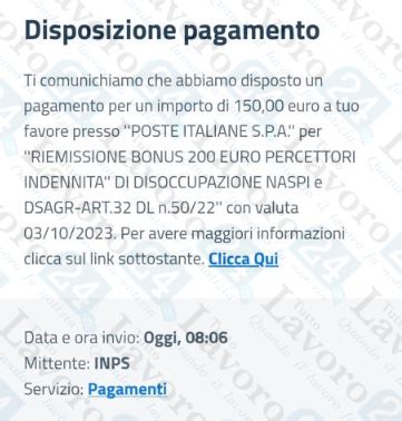 Bonus 150 Agricoli E Su NASpI Nuovi Pagamenti Da Oggi FOTO