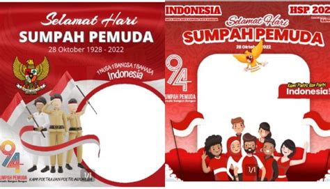 Tinggal Klik Ini Link Bingkai Twibbon Hari Sumpah Pemuda Ke