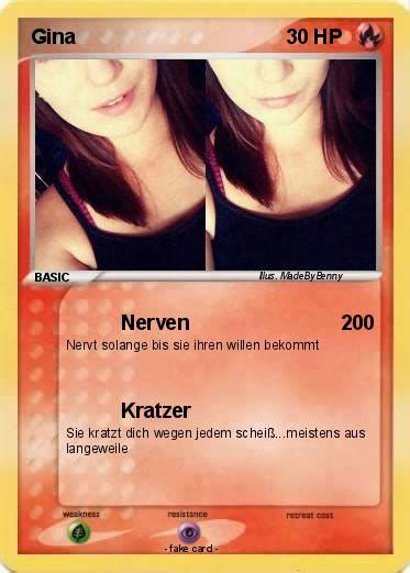 Pok Mon Gina Nerven My Pokemon Card