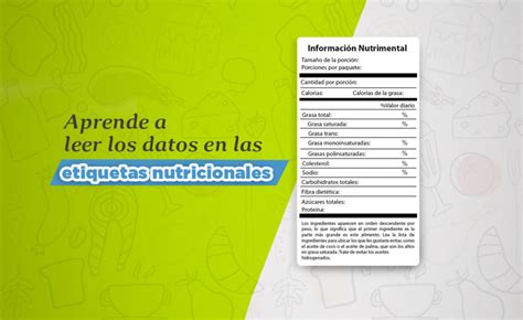 Aprende A Leer Los Datos En Las Etiquetas Nutricionales Gastron Mica