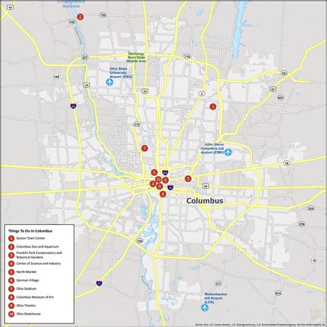 List 104 Pictures Map Of Columbus Ohio And Surrounding Areas Sharp