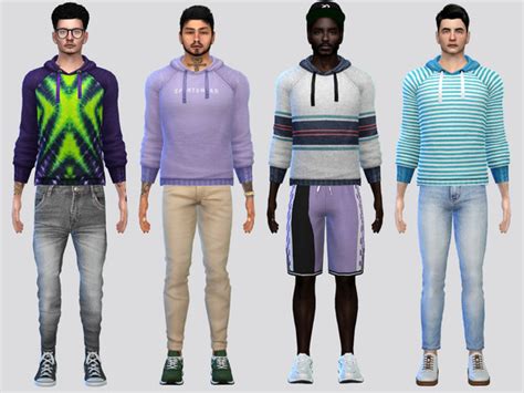 The Sims Resource Three Quarter Sweatshirt